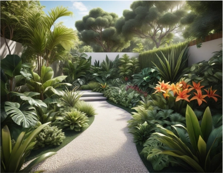 Articles - Escape to Paradise: Create a Modern Tropical Garden Oasis