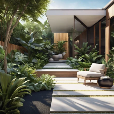 Articles - Escape to Paradise: Create a Modern Tropical Garden Oasis