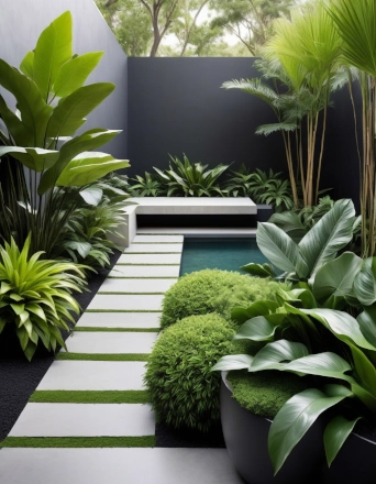 Articles - Escape to Paradise: Create a Modern Tropical Garden Oasis